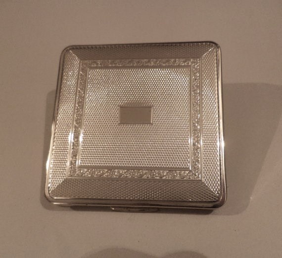 Solid silver compacts for sale sterling silver Kigu powder compact ...