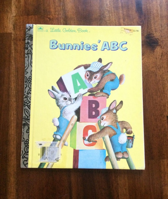 Bunnies' ABC Vintage Little Golden Book