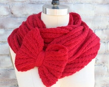 Popular items for bow scarf on Etsy