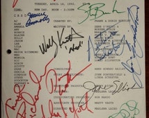 General Hospital Script, Signed, 90 Pages, 12 Signatures