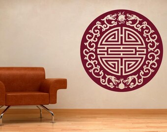 Asian wall decal | Etsy