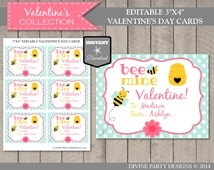 Popular items for bee mine valentine on Etsy
