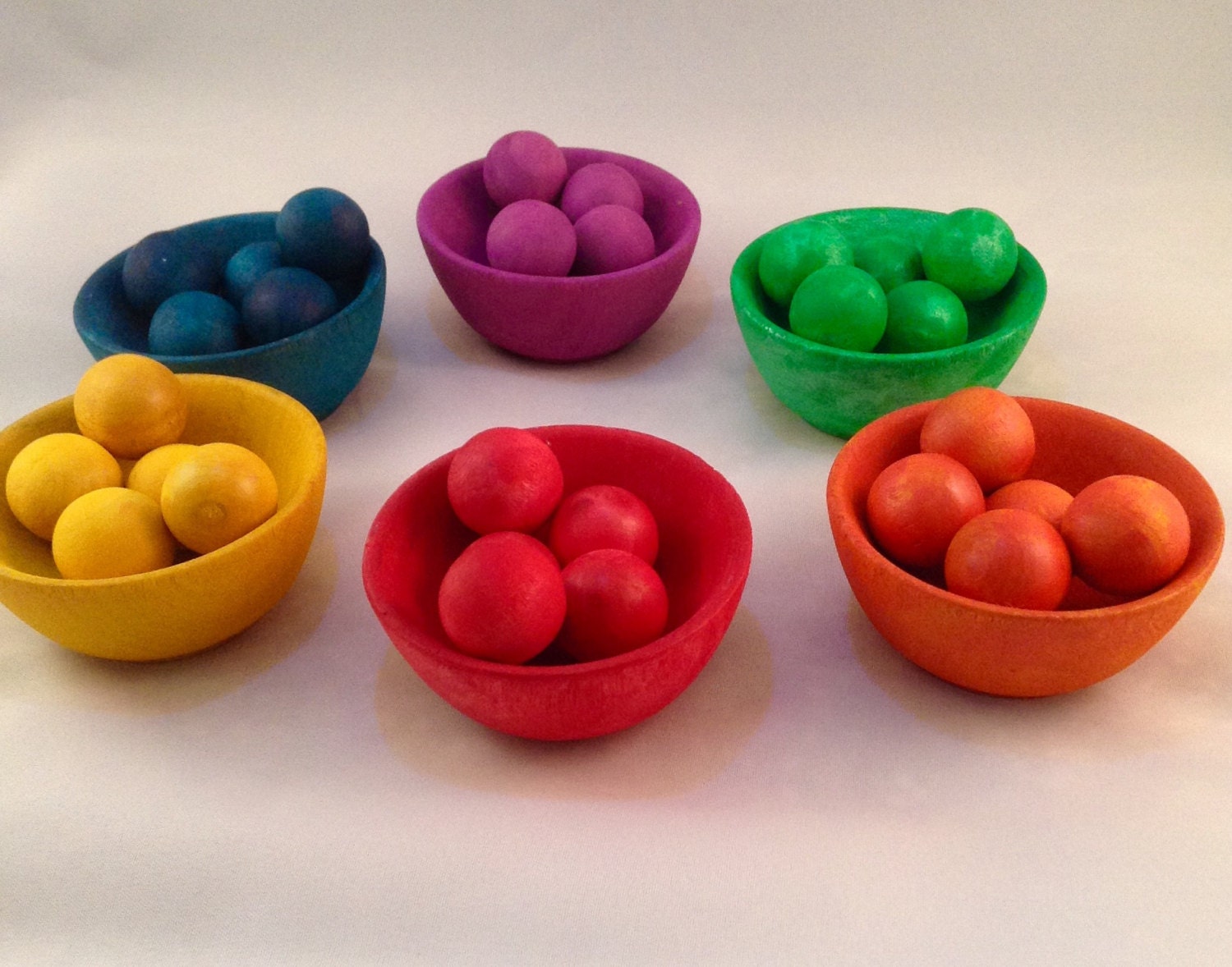 Learning Toy Sorting Cups Rainbow Colors by ThePaperCarousel