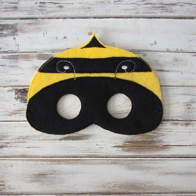 Bumble Bee Mask Honey Bee Bug Mask Kids Felt Mask