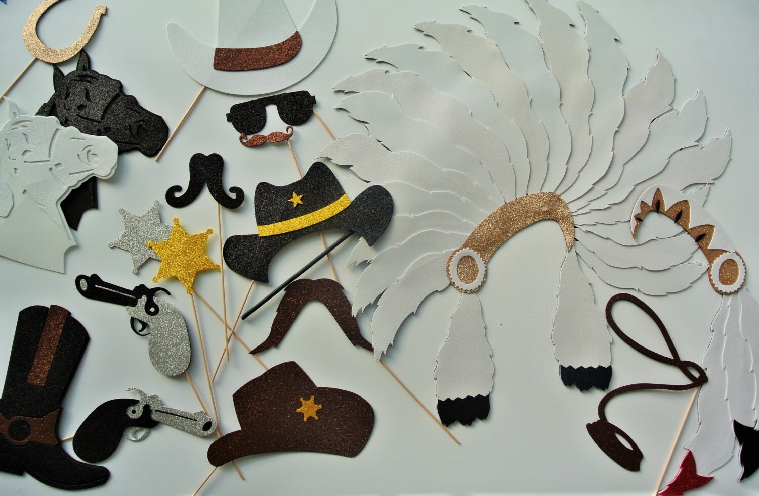 Western photo booth props Cowboy Photo Booth Props Sams