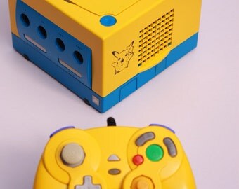 Nintendo GameCube Custom pokemon pikachu console