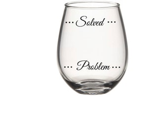 Problem solved funny divorce T-shirt screenprinted