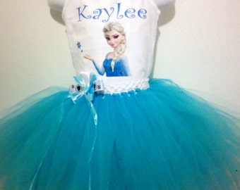 Queen Elsa Tutu with Frozen Purse