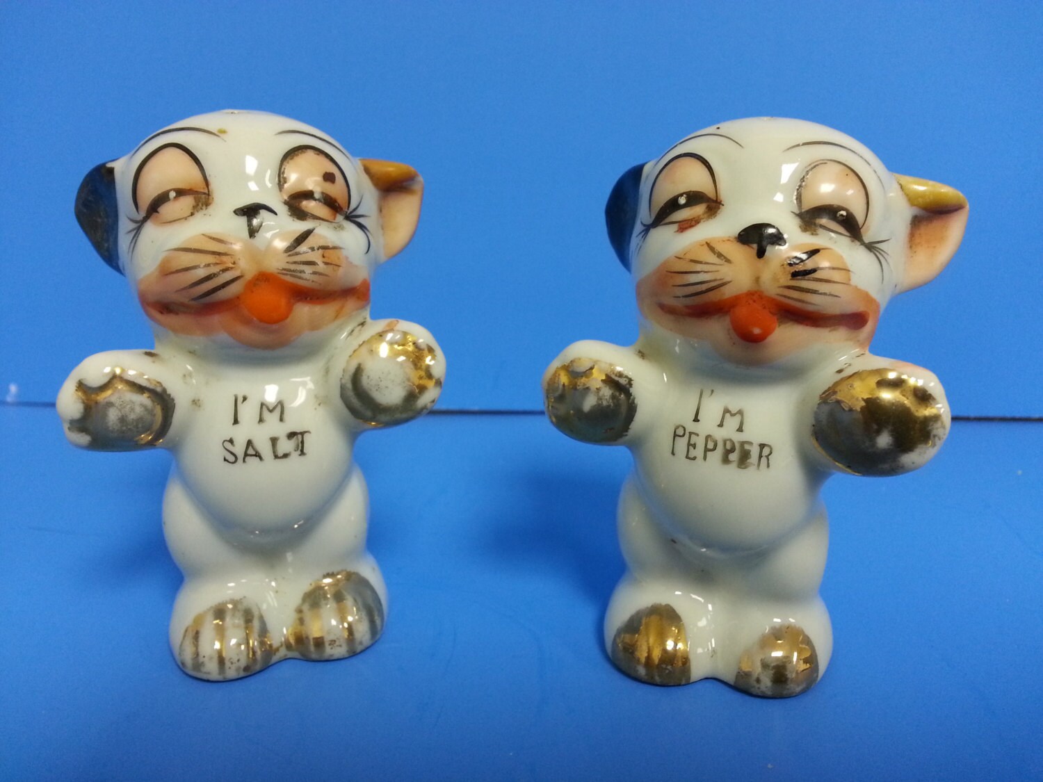 Dog Salt and Pepper Shakers. Vintage – Haute Juice
