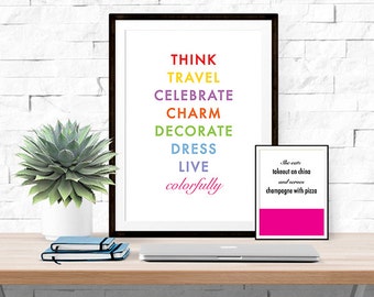 Kate spade quote | Etsy