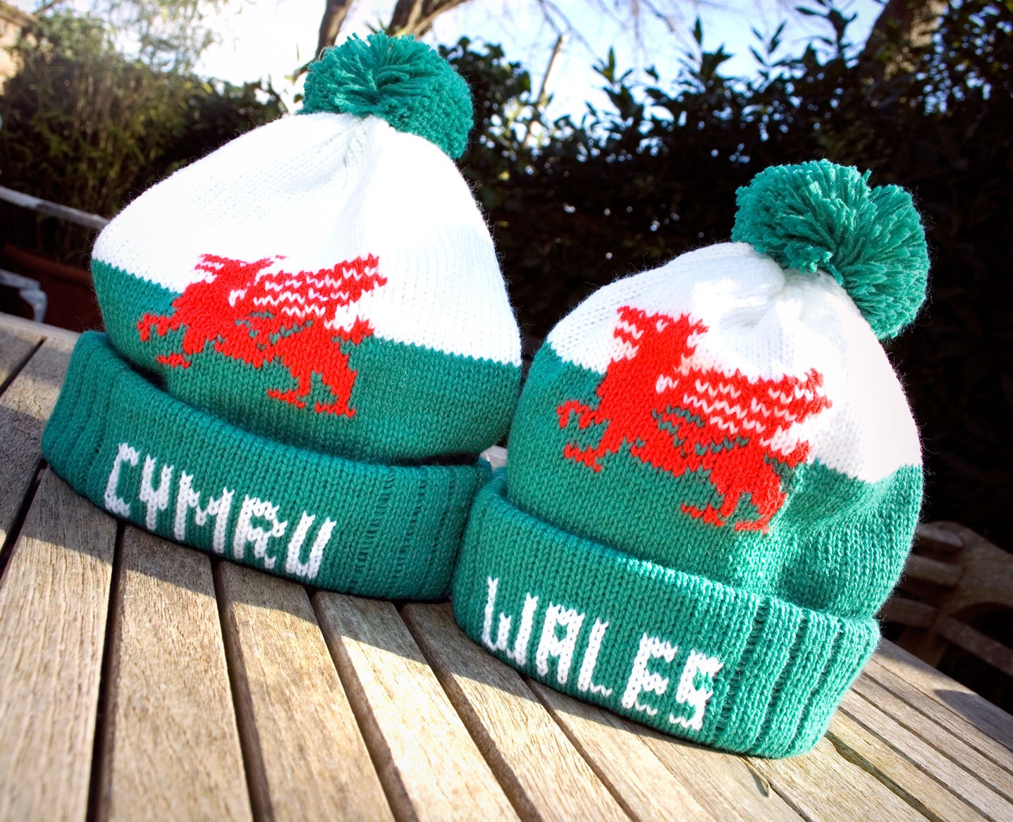 Adult Welsh Hats Avaliable with Cymu / Wales Handmade