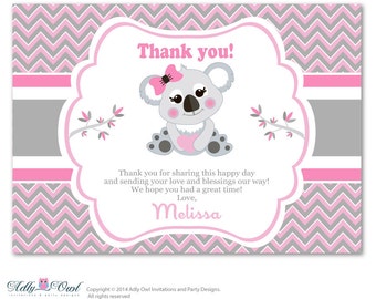 Koala thank you card | Etsy