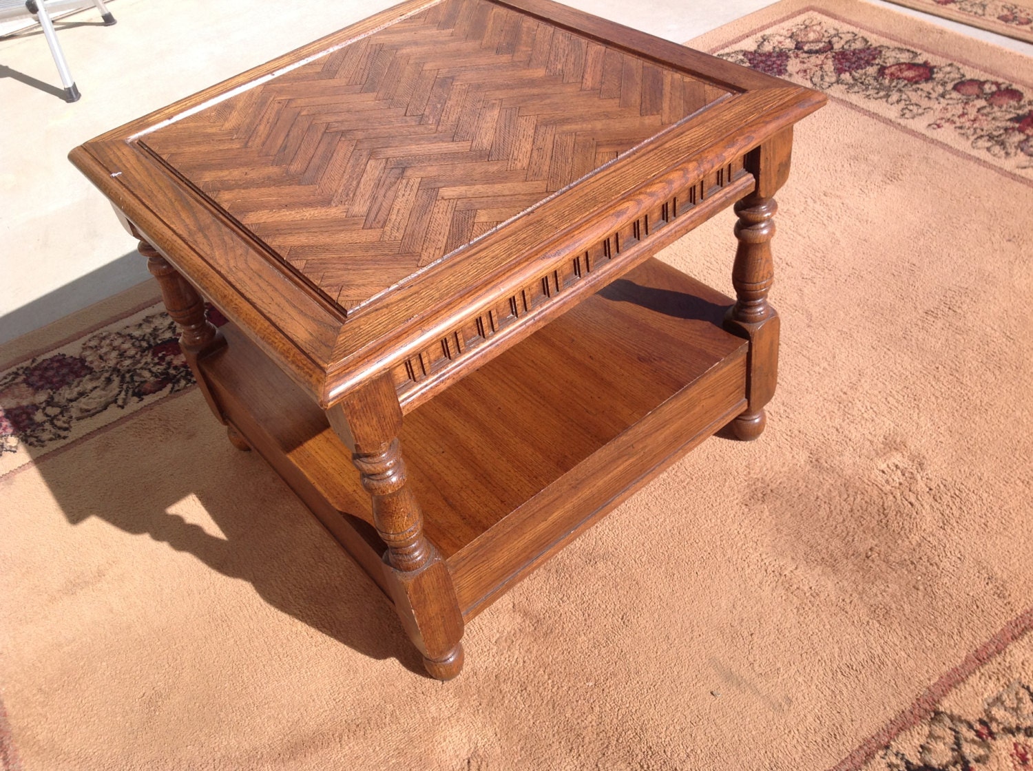 Thomasville Parquet End Table – Haute Juice