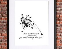 Unique bukowski quote related items | Etsy