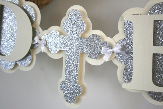 Baptism, Communion, Confirmation Decorations God Bless Banner Catholic ...