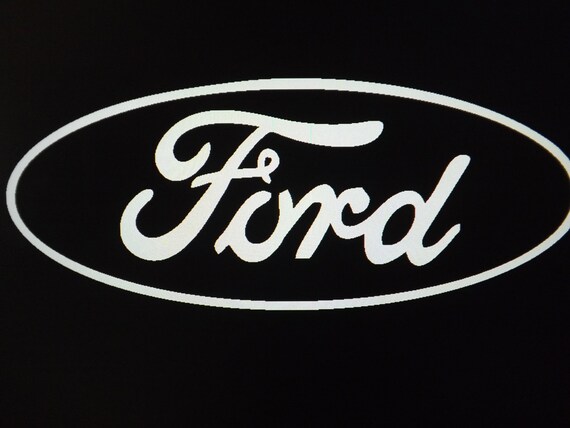 Items similar to Ford Emblem Vehicle Window Decal/Sticker 12" x 5" on Etsy