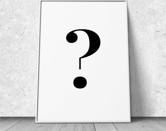 Punctuation art | Etsy