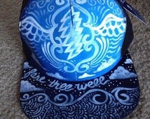 Popular items for hand painted hats on Etsy