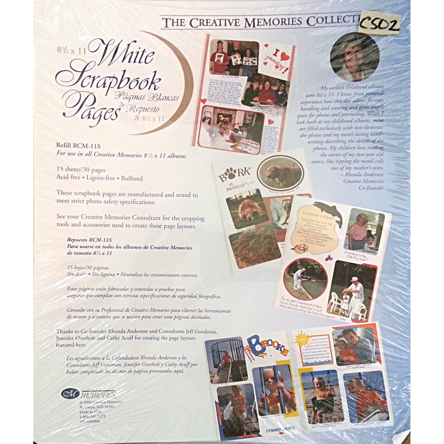 White Scrapbook Pages 8 1/2x11 Scrapbooking 30