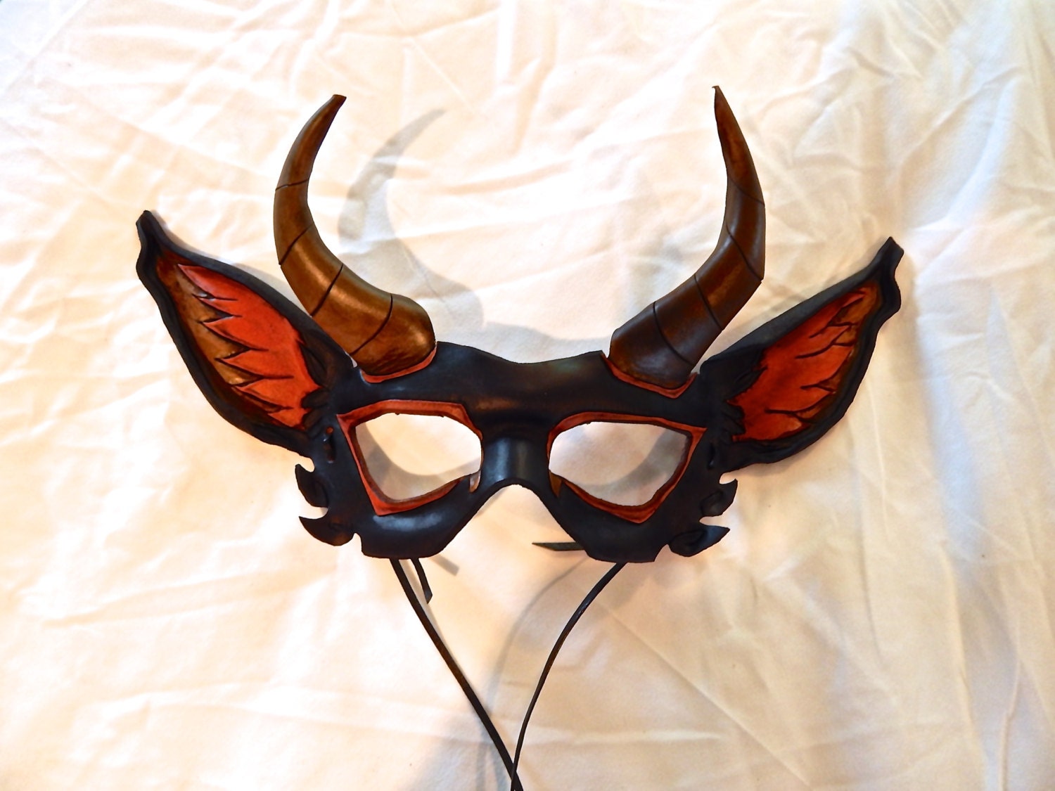 Short Horn Satyr Mask Faun Mask Goat Mask