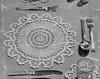 Unique crochet place mat related items | Etsy