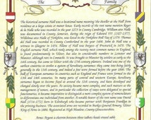 Unique name origin print related items | Etsy