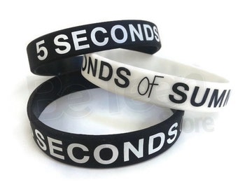 3pcs 5 Seconds of Summer Bracelet 5SOS NEW