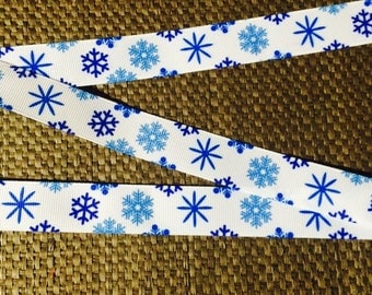 Snowflake ribbon | Etsy