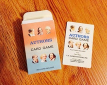 Popular items for authors card game on Etsy