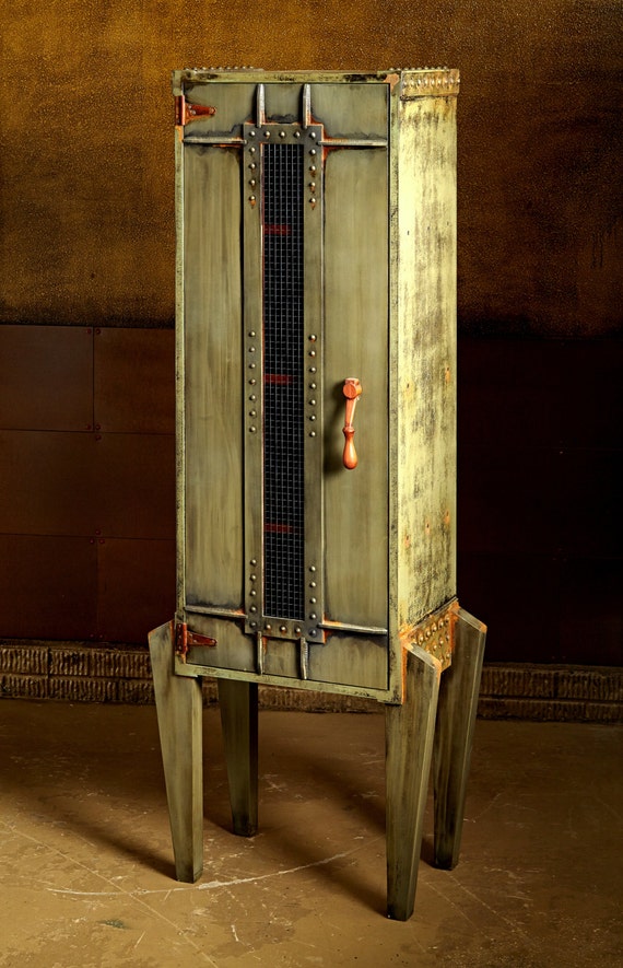 Industrial Style Cabinet. Steampunk Style by GriffinModern