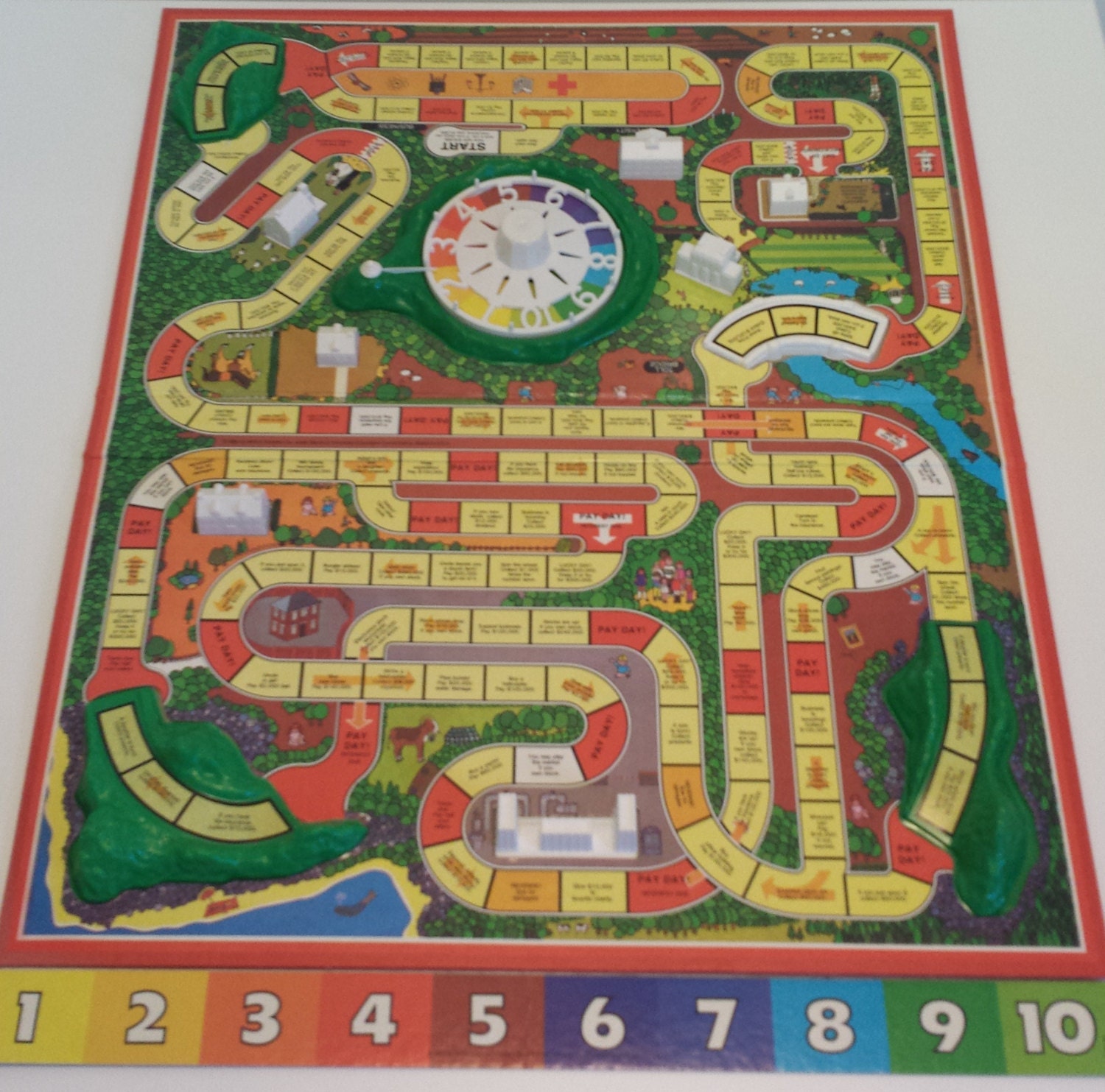 The Game Of Life Milton Bradley Vintage Board Game Game 