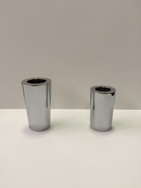 SET of 4 Round Metal furniture leg tip Solid Brass 2.355Inch