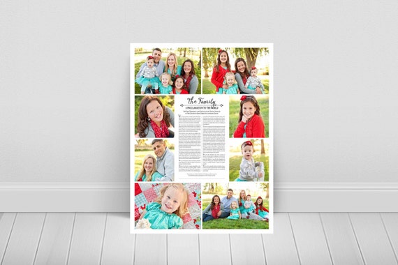 Items similar to LDS Family Proclamation-Customized Printable-16x20 ...