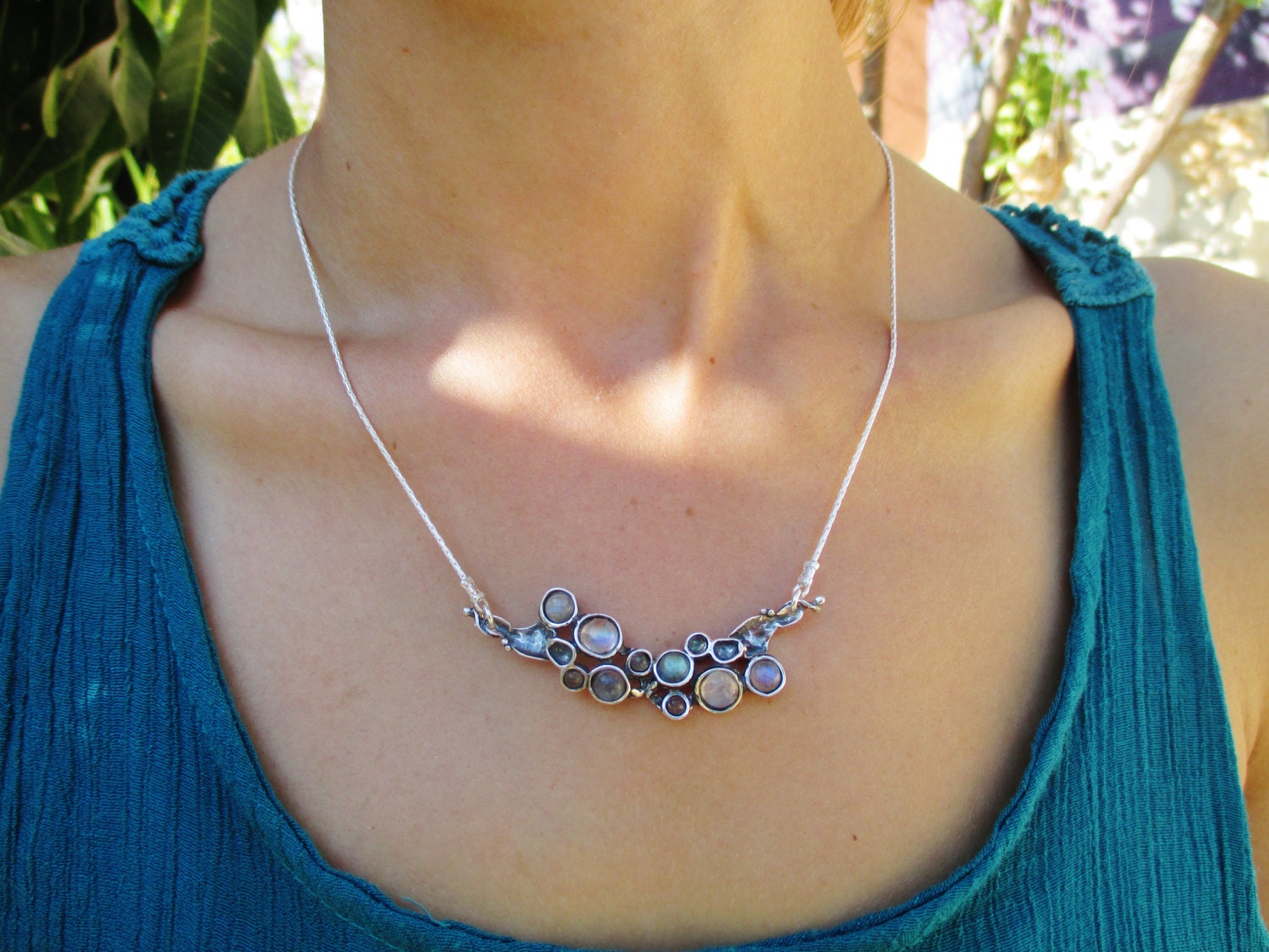 Unique Handcrafted Sterling Silver Necklace Pendant