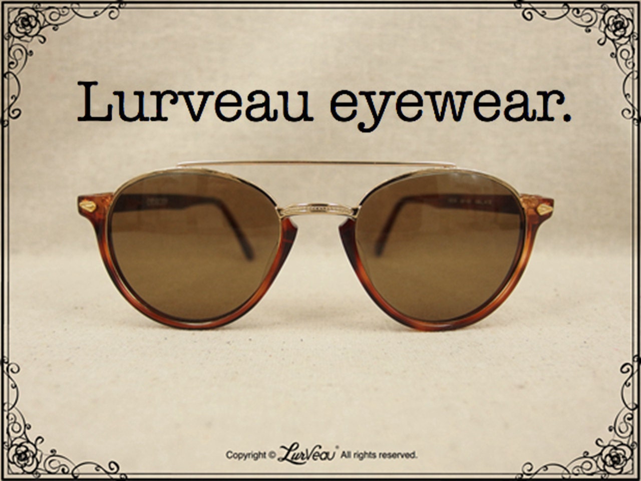 Brown Retro Style Eyewear – 100% Vintage with Sola CR39 UV Gard lenses ...