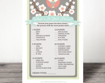 Popular items for owl baby shower game on Etsy