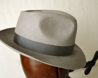 Light grey fedora | Etsy