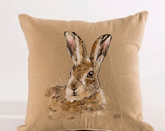 Popular items for hare cushion on Etsy