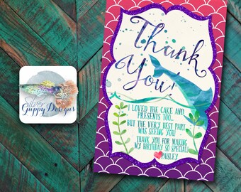 Dolphin thank you | Etsy