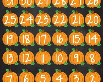 Popular items for Halloween countdown on Etsy