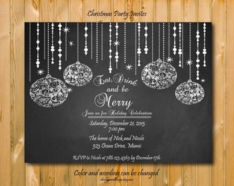 Popular items for christmas invites on Etsy