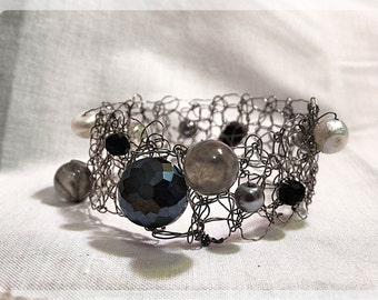 Unique metal wire crochet related items | Etsy