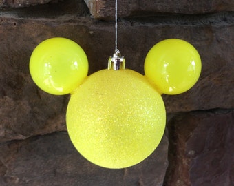 Items similar to Disney Ornament with Sparkle in red, blue, green and ...