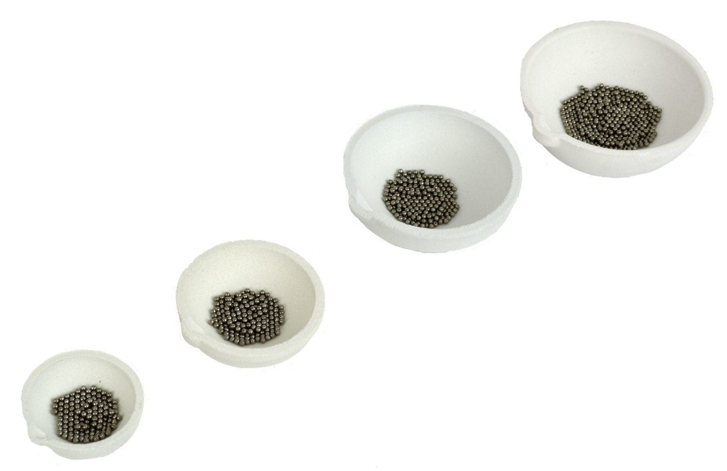 100 250 500 750 Gram Ceramic Silica Crucible Torch Dish Lot