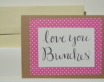 Popular items for love you bunches on Etsy