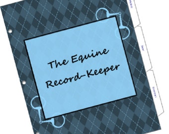 The Six Horse Pasture Puff Equine Record Keeper - design your horse ...