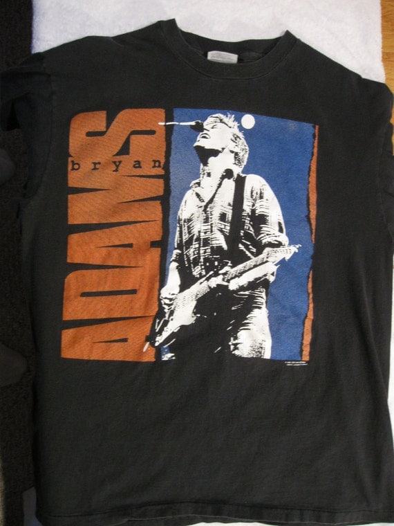 Vintage Bryan Adams T Shirt 1991 Waking Up by CraftyCanadianRetro