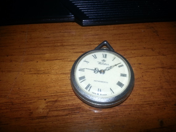 Items similar to Webster Pocket Watch - Antimagnetic Swiss Made ...