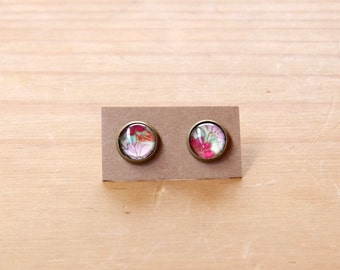 Japanese Paper Stud Earrings