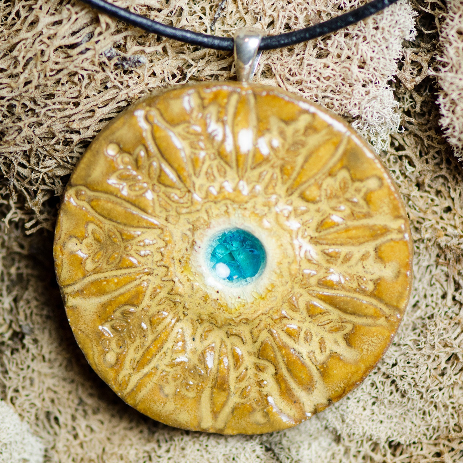 Clay & Glass Jewelry Ornaments and More by Indigo by indigoarts